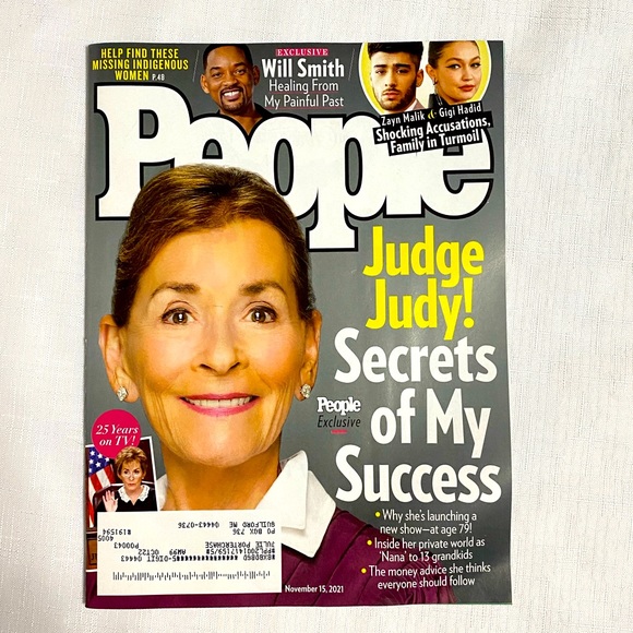 People Magazine | Other | People Magazine Judge Judy Issue November 5 ...